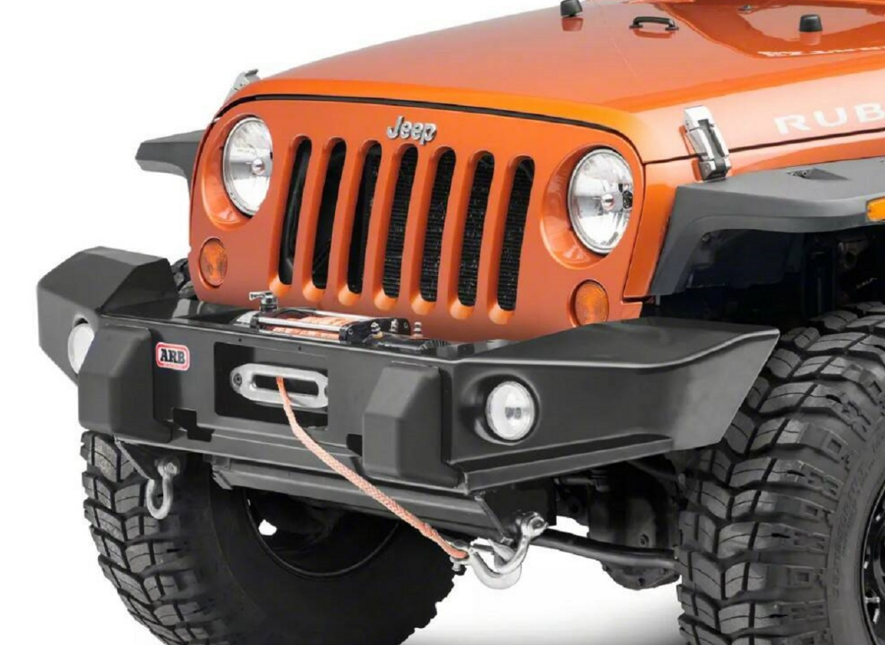 פגוש קדמי ARB ג'יפ רנגלר JK שחור מט | הנפלד
